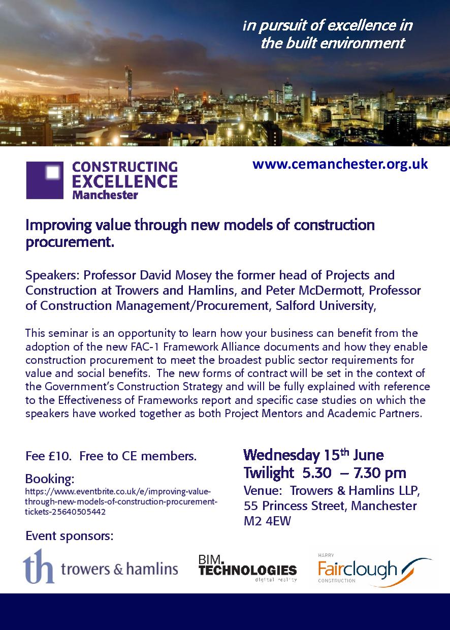 Improving Value through new models of Construction Procurement ...